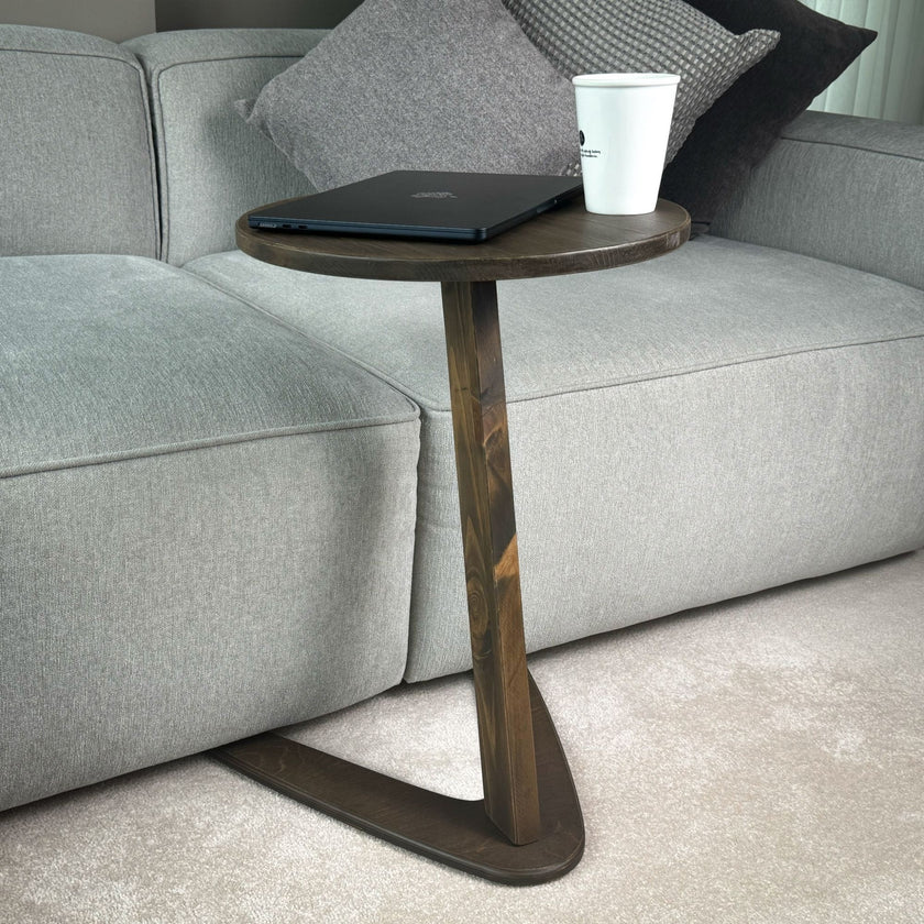 Slide-Under Wooden C Table – Furnirem